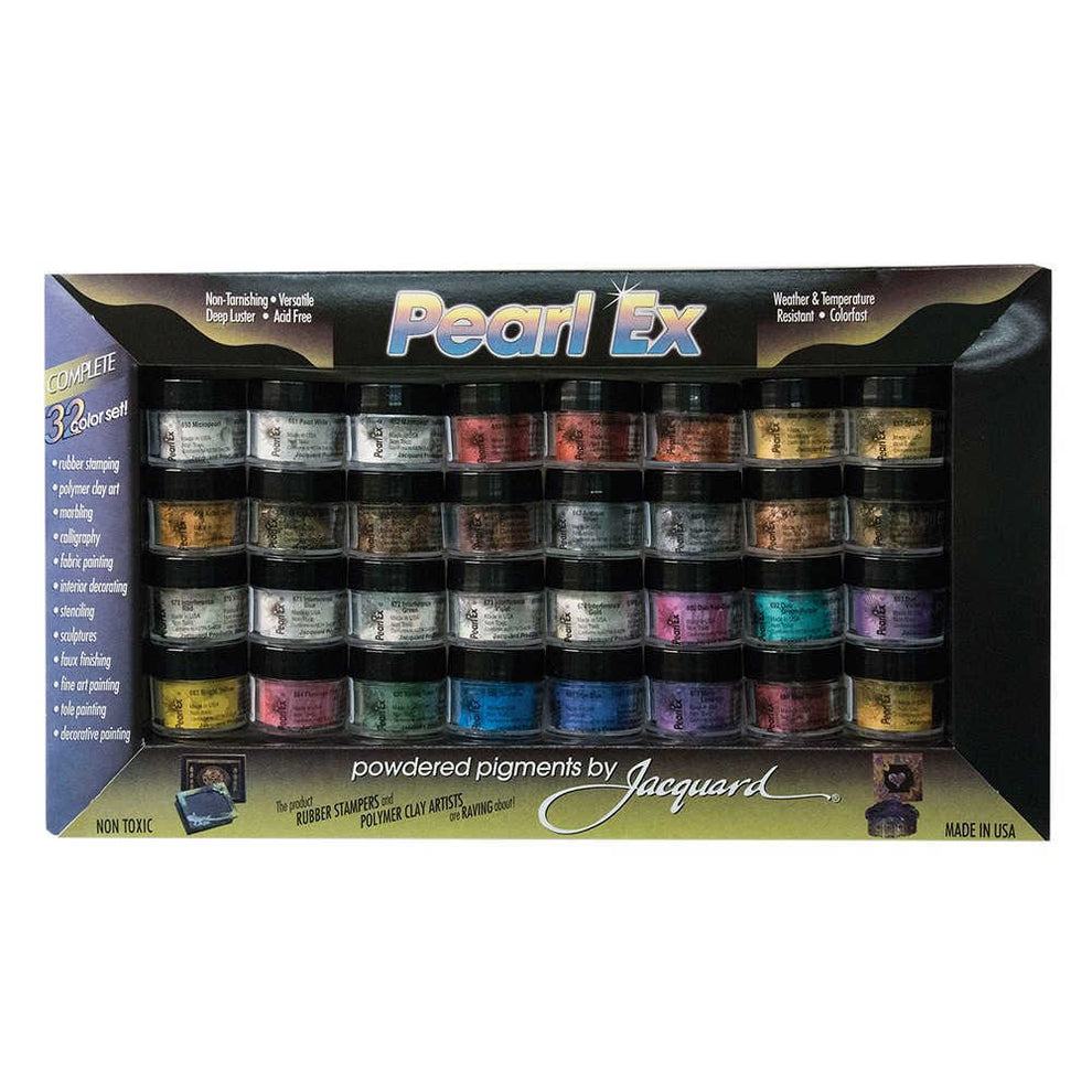 Jacquard Pearl Ex Pigment Set 32 Colours – Art to Art