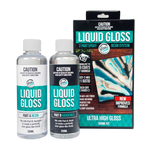 Glass Coat Liquid Gloss Epoxy Resin 500ml – Art to Art