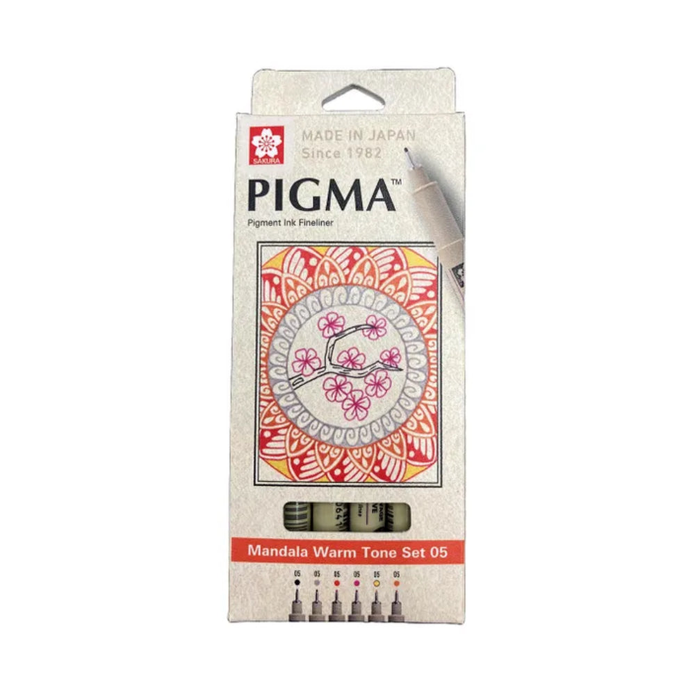 Sakura Pigma Micron Mandala Warm Tone Set 05 – Art to Art