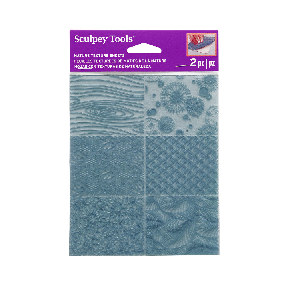 Sculpey Nature Texture Sheets 2pk – Art to Art